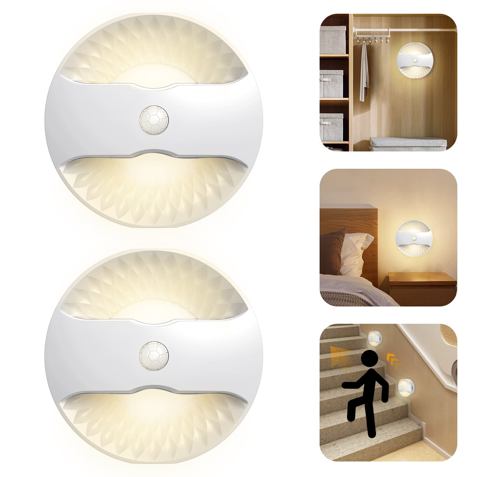 Motion Activated Night Lights (2 Pack) – Nova Lights